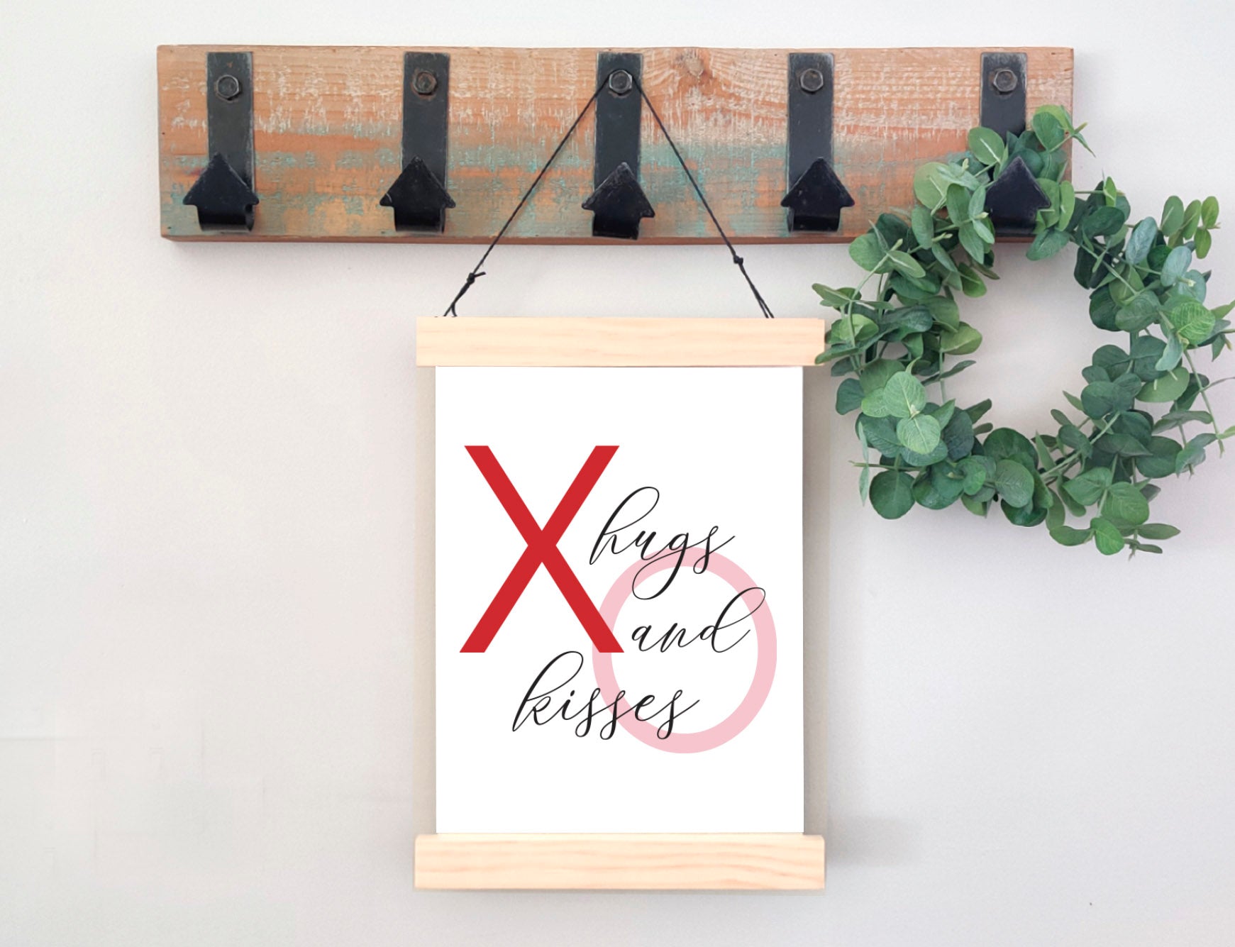 Magnetic Wall Hanging Insert: Hugs and Kisses (Valentine/Winter) | INS ...