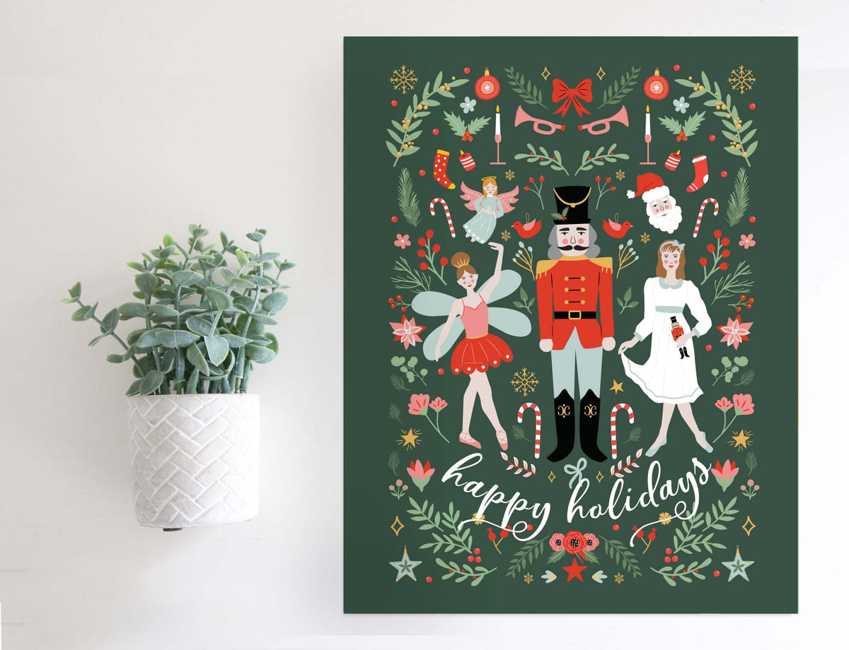 Magnetic Wall Hanging Insert: Nutcracker Happy Holidays Collage (Chris ...
