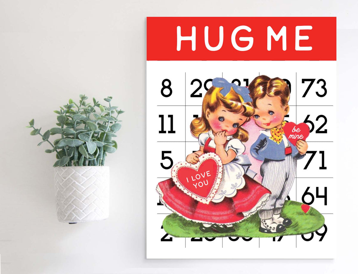 Magnetic Wall Hanging Insert: Valentine Bingo Card | INSERT ONLY ...